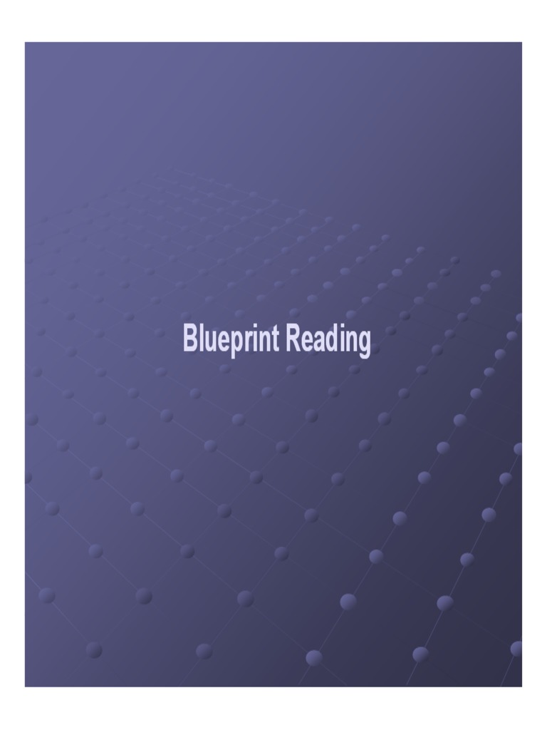 Blueprint Reading Training | PDF | Industries | Science