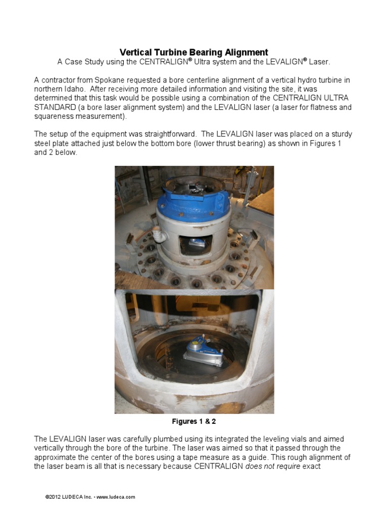 Ludeca Vertical Turbine Bearing Alignment | PDF | Accuracy And ...