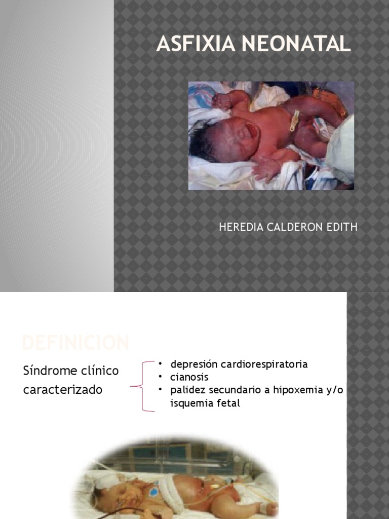 Asfixia Neonatal Expo | PDF | Infantes | Apnea