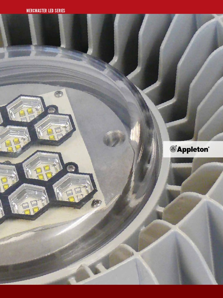 Appleton Mercmaster LED Brochure May 7 2013 | PDF | Lighting | Light ...