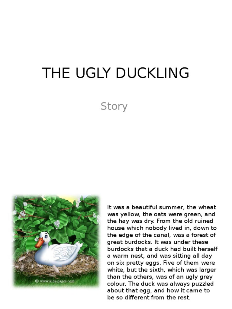 The Ugly Duckling Story | PDF | Birds | Paravians