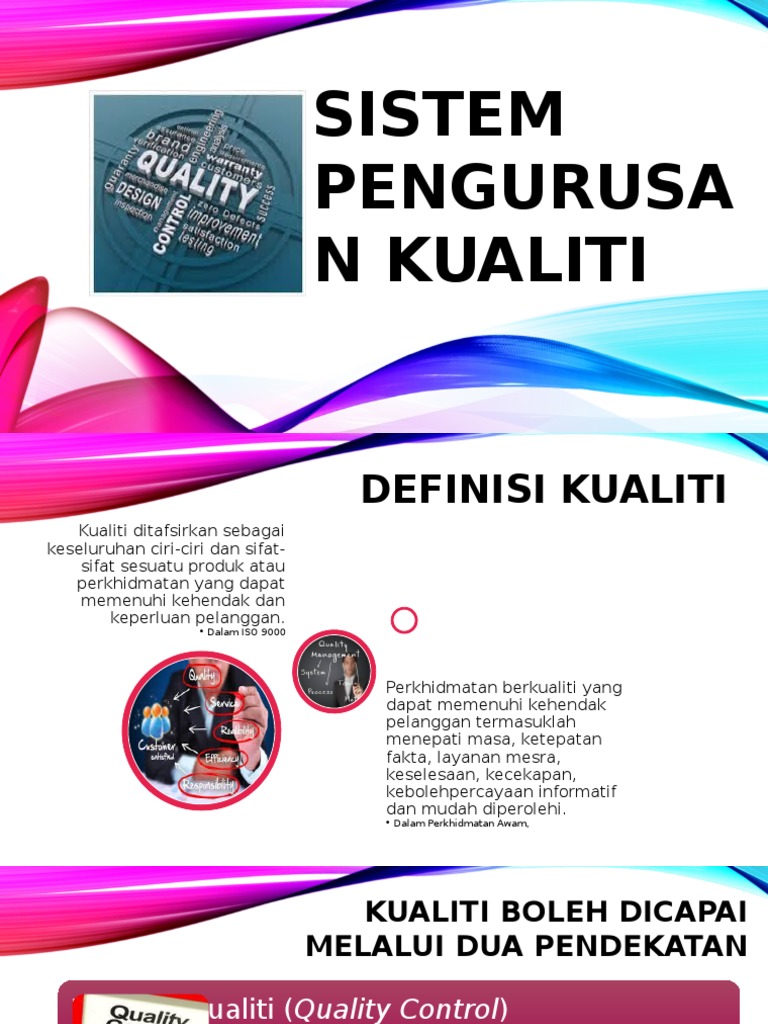 Sistem Pengurusan Kualiti (SPSK) | PDF