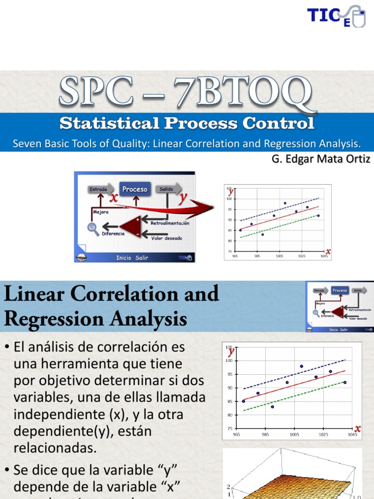 7btoq Linear Correlation And Regression Analysis Correlación Y