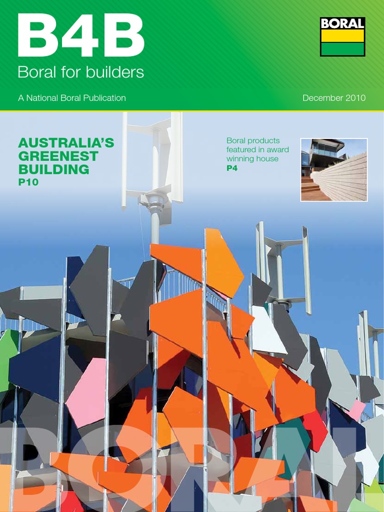 Boral For Builders: Australia'S Greenest Building | PDF | Construction ...