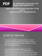 Sa 402 | PDF | Audit | Internal Control