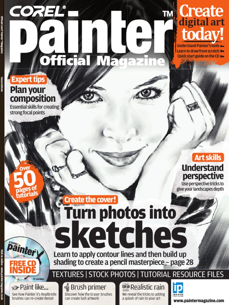 Corel Painter - 16 - Magazine, Art, Digital Painting, Drawing, Draw, 2d ...