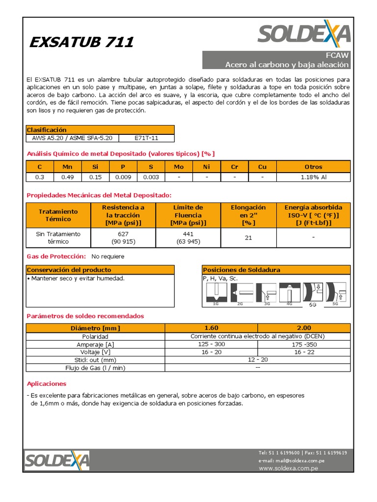 Exsatub 711 Soldexa | PDF | Tecnología