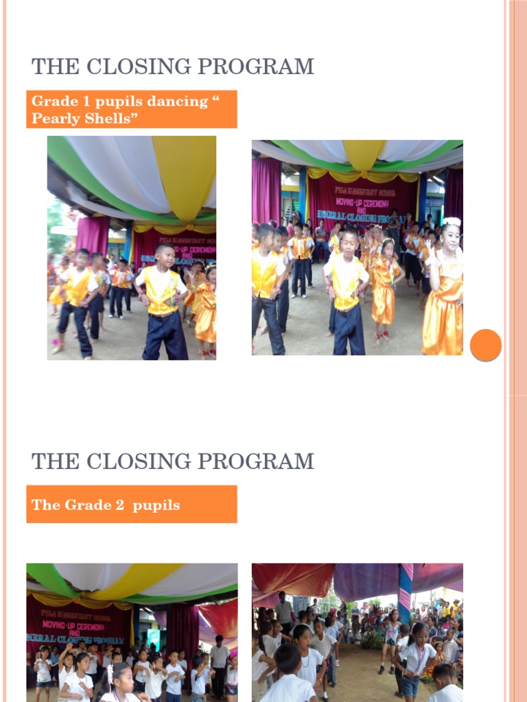 Grade School Closing Program Highlights | PDF