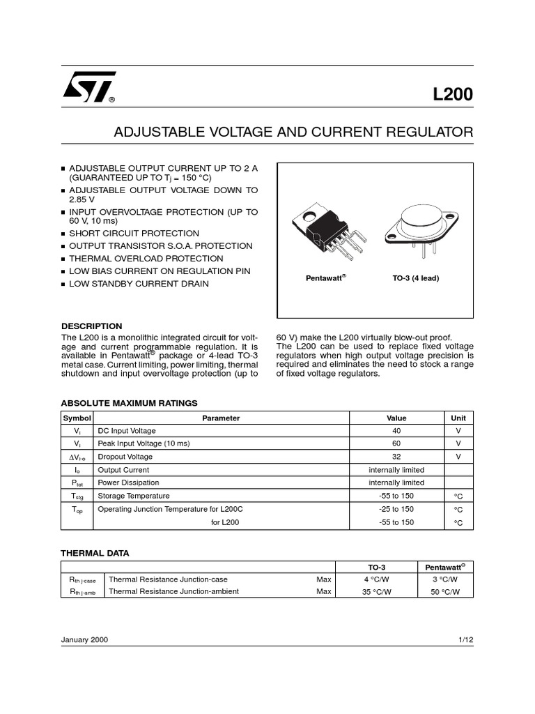 LM 200 | PDF | Battery Charger | Electrical Components