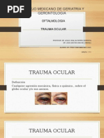 Trauma Ocular | PDF | Lesión | Ojo humano