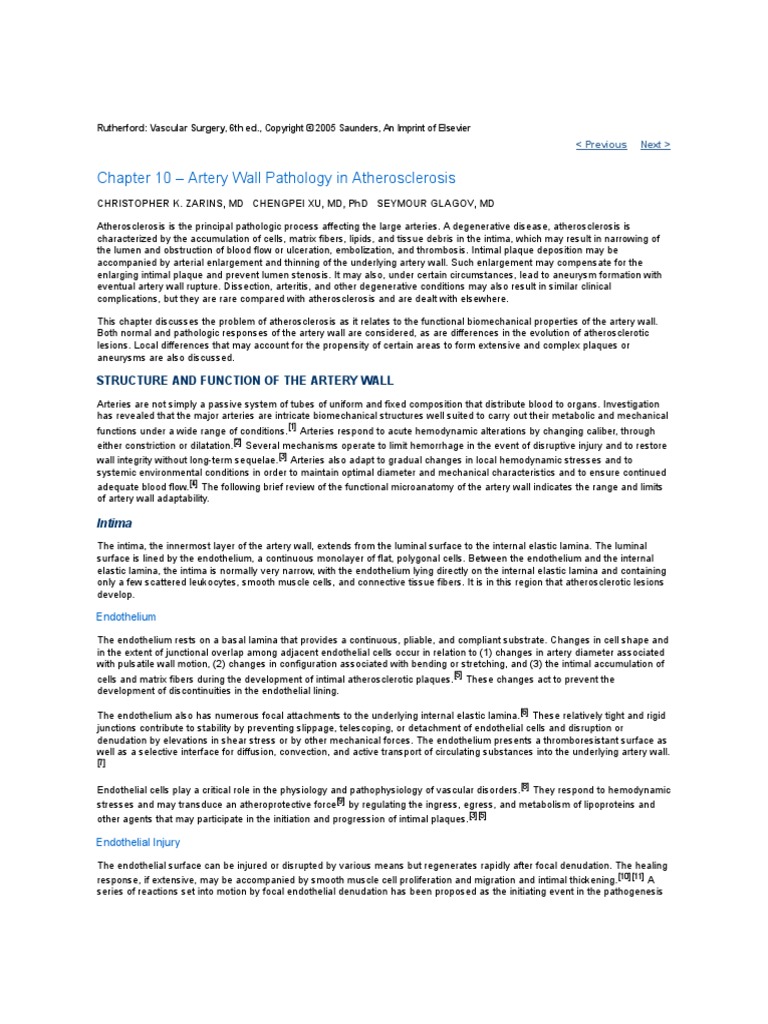 Rutherford: Vascular Surgery, 6th Ed | PDF | Aorta | Atherosclerosis