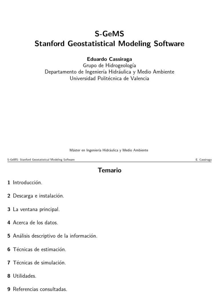 S GeMS | PDF | Programa de computadora | Programación