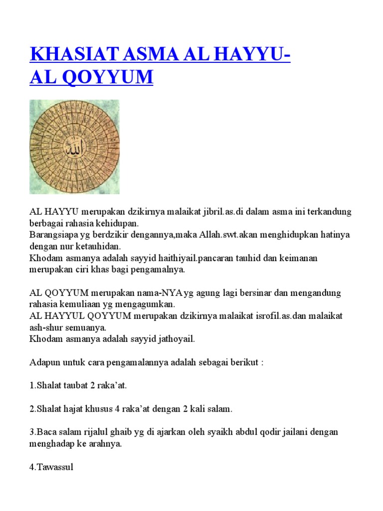 Amalan Amalan Harian | PDF