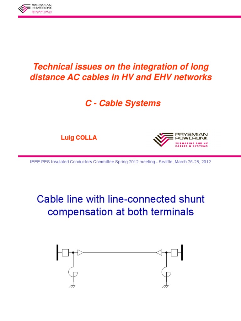 Long Transmission Cable PDF | PDF | Cable | Electric Power Transmission