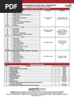 MDIndia Claim Form | PDF | Hospital | Health Sciences