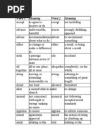 Vocabulary Workshop D Unit 1 | PDF