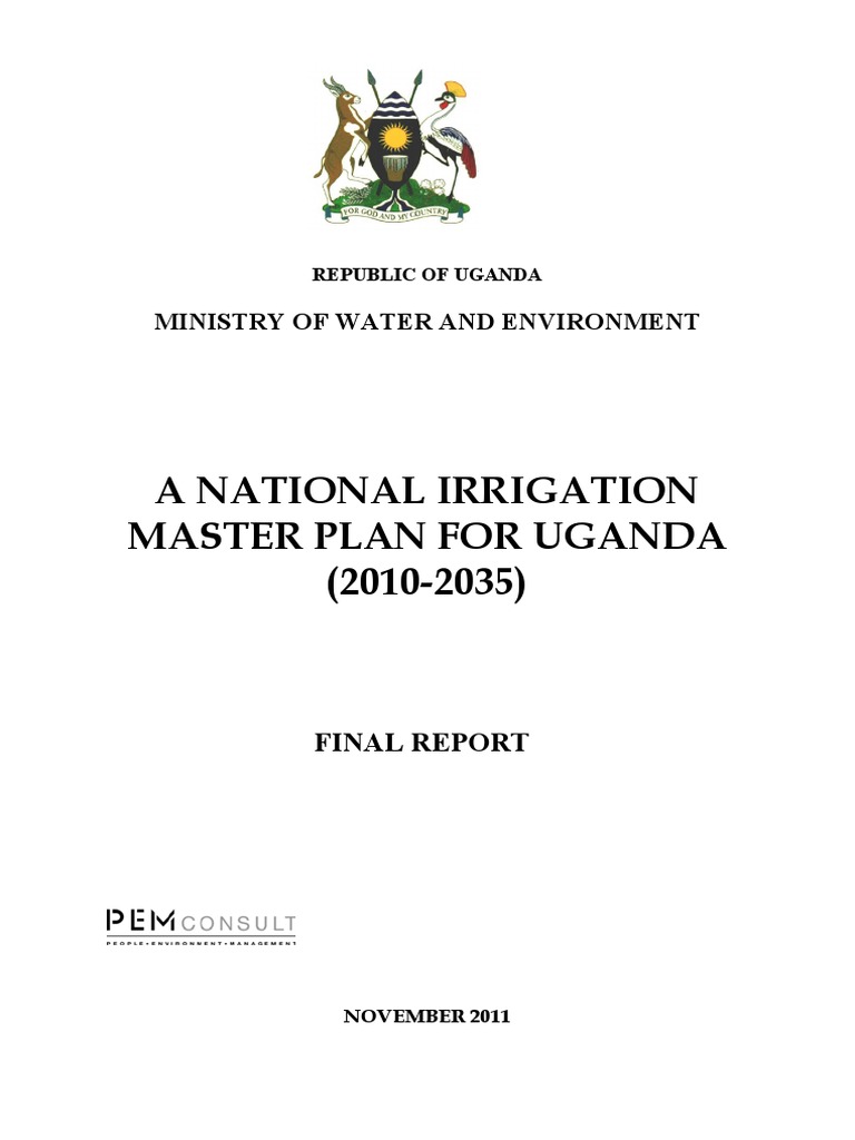 Imp - Irrigation Master Plan 2010-2035 | PDF | Water Resources ...