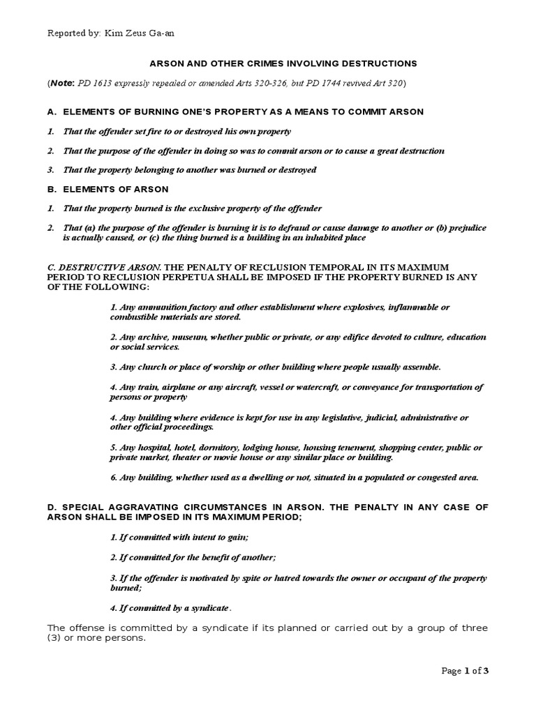 Arson Case | PDF | Arson | Crime & Violence