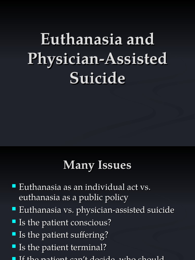 Euthanasia 1 | Natural Law | Thomas Aquinas