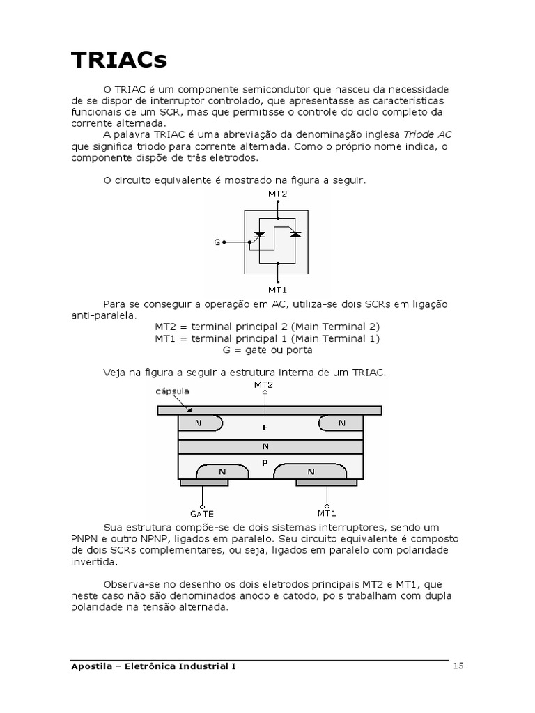 Triac e Diac | PDF | Rede elétrica | Transformador