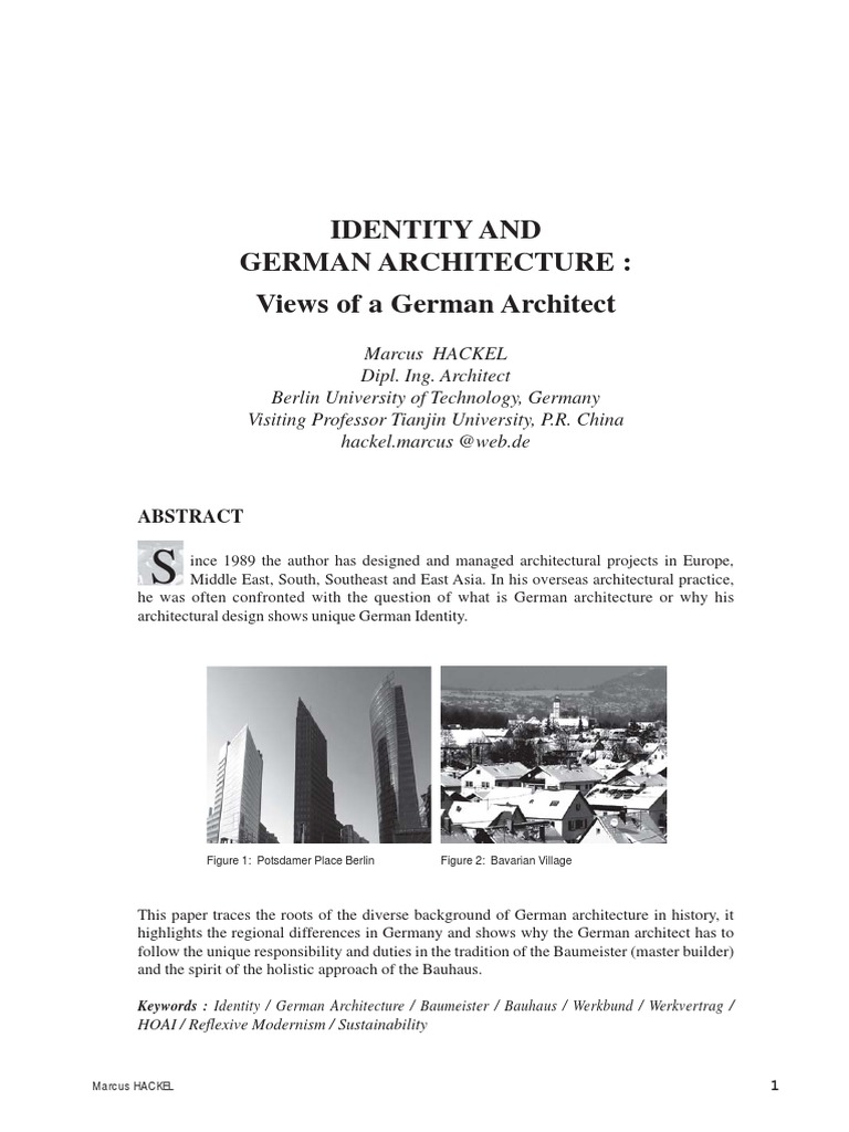 German Architecture | PDF | Germany | World Politics