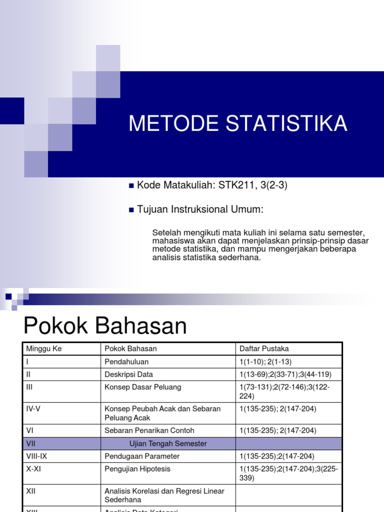 metode statistika | Data Analysis | Errors And Residuals