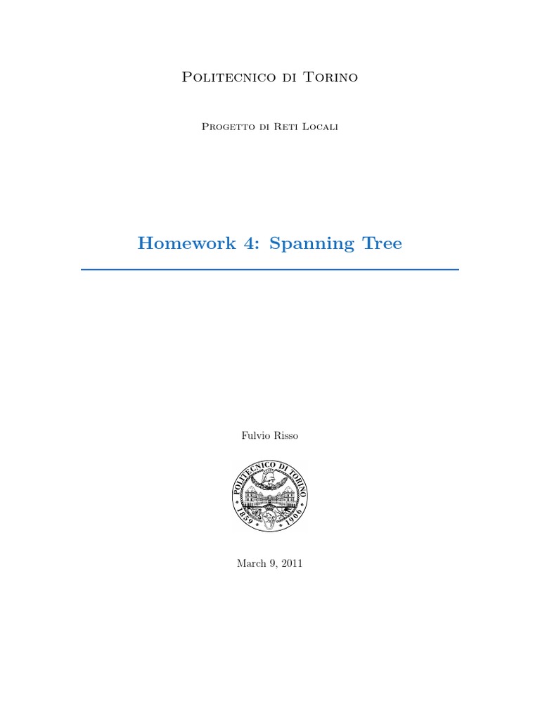 4 - Spanning Tree | PDF | Network Switch | Physical Layer Protocols