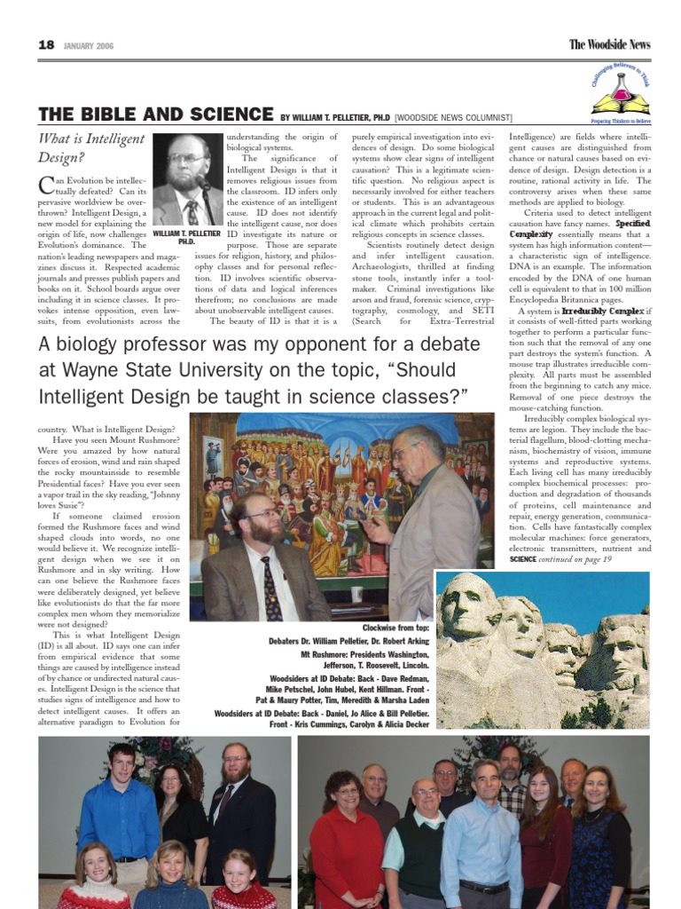 2006.01 What Is Intelligent Design? | PDF | Intelligent Design | Science