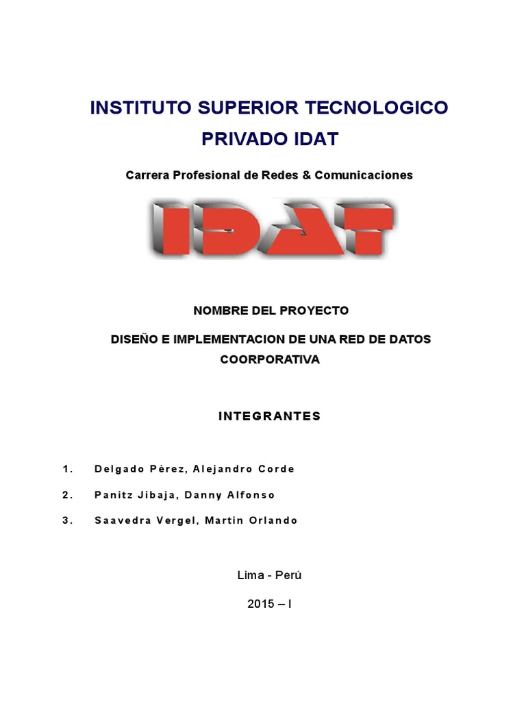 Modelo Idat | PDF | Calidad (comercial) | Ciencia y Tecnología