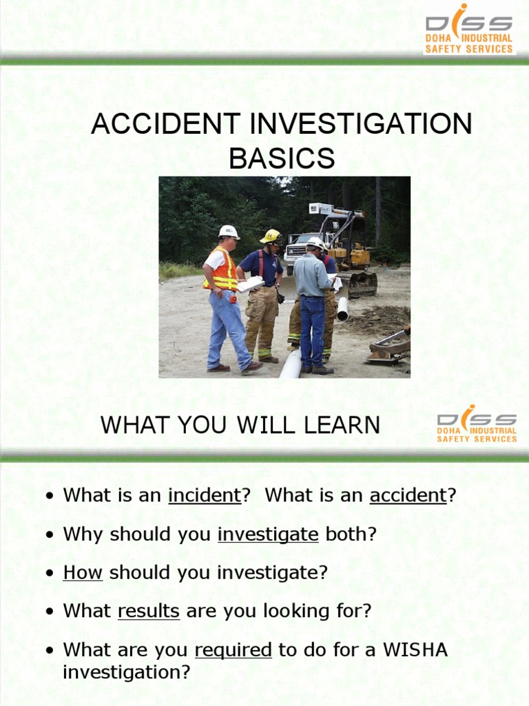 Accident Investigation Essentials Guide | PDF