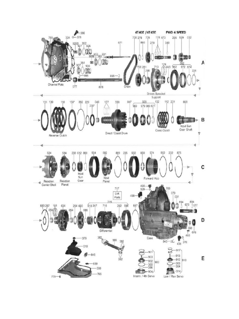 4t40e zf4hp16 | PDF