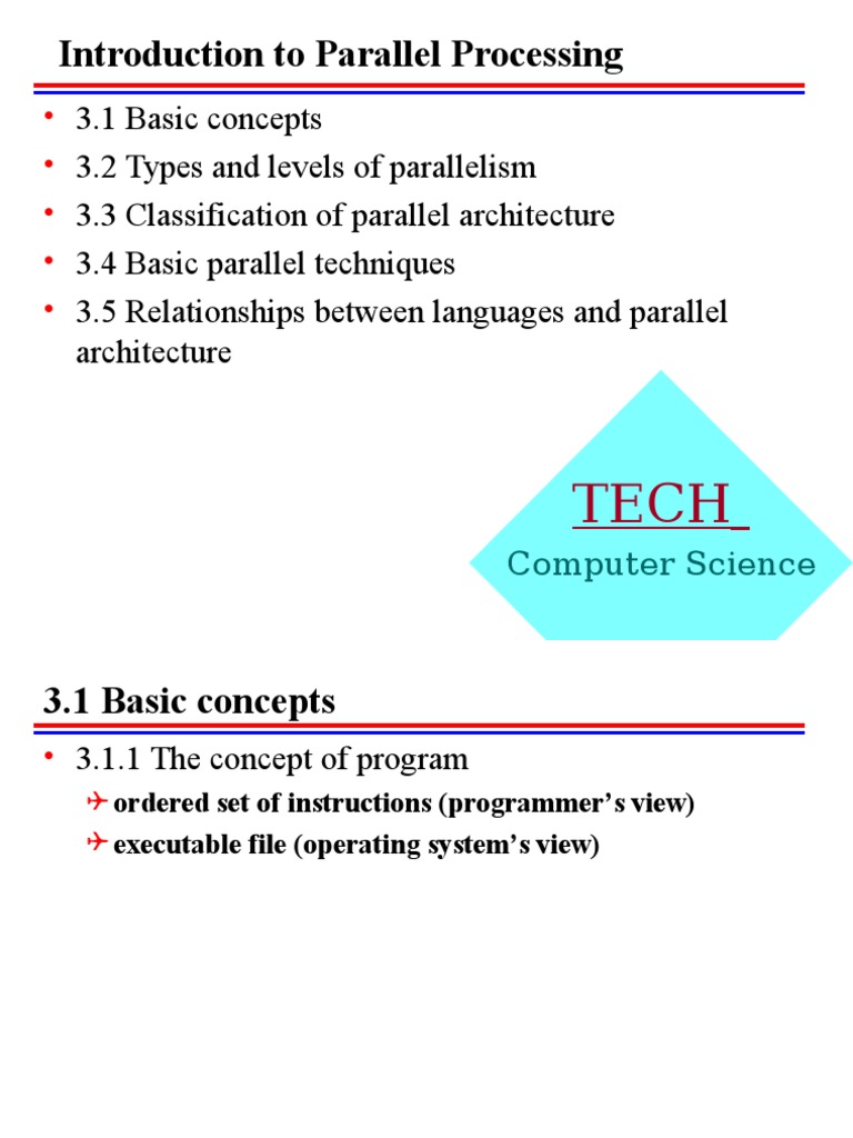 Introduction To Parallel Processing Pdf Parallel Computing Thread