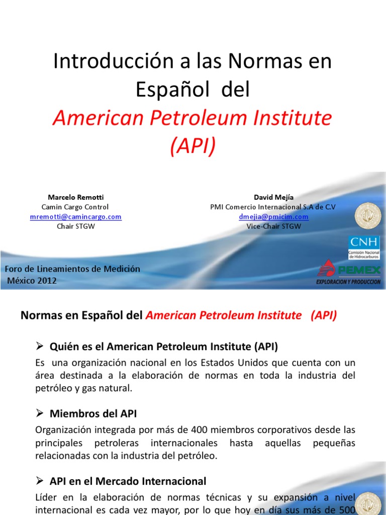 Norma Api PDF | PDF | Los Estados Unidos | Economias