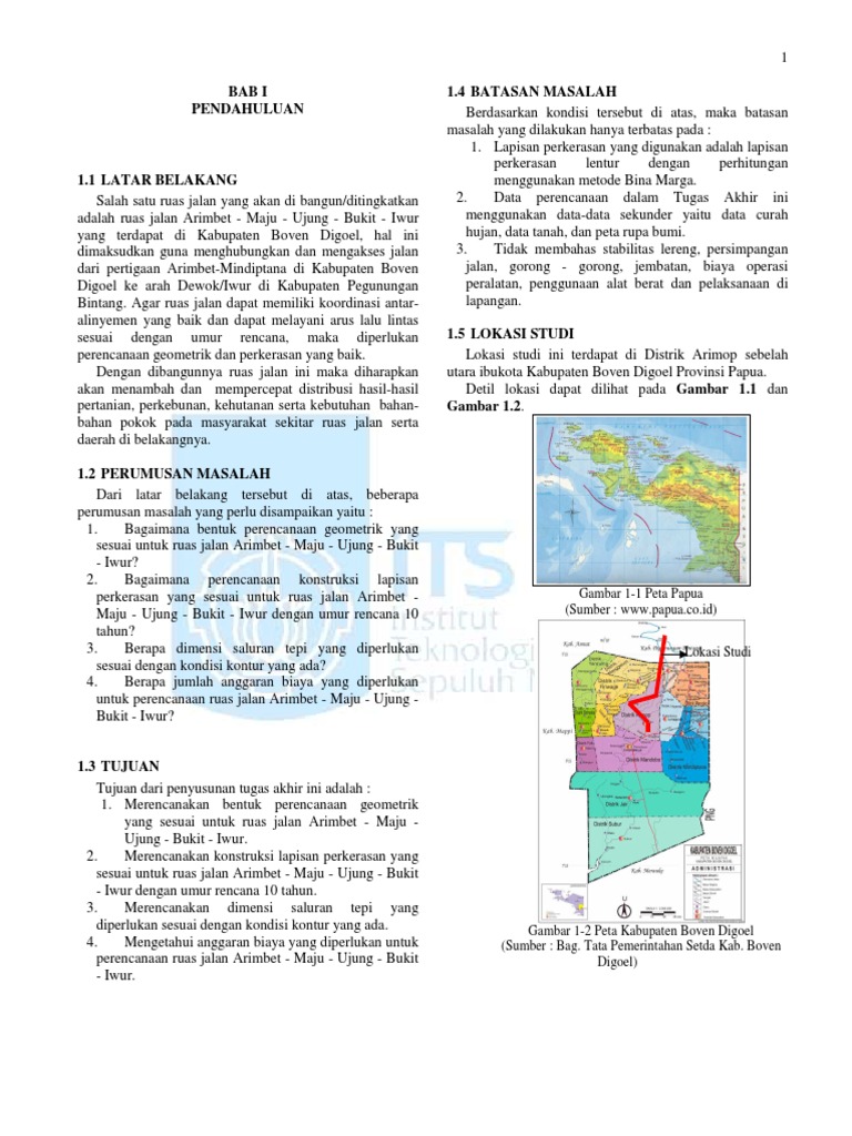 Laporan Antara Perencanaan Jalan Pdf