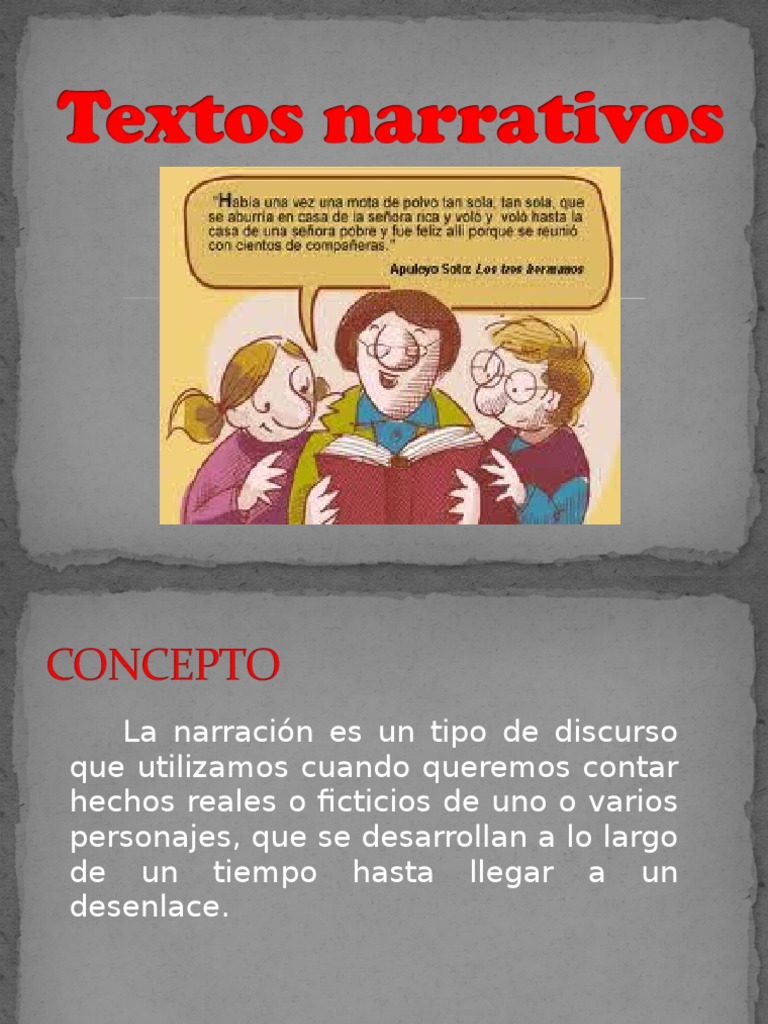 Textos Narrativos | PDF | Narración