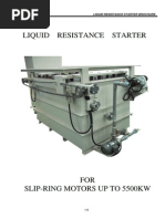 Liquid Resistance Motor Starters Guide | PDF | Electric Motor | Switch
