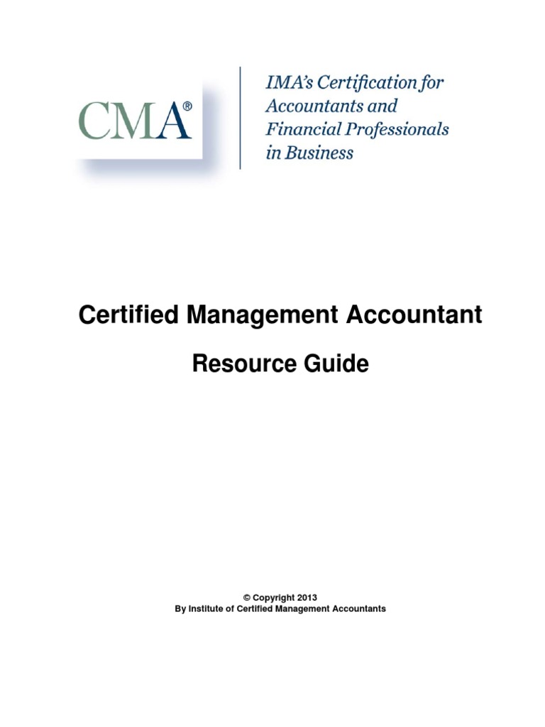 CMA Resources | PDF | Multiple Choice | Test (Assessment)