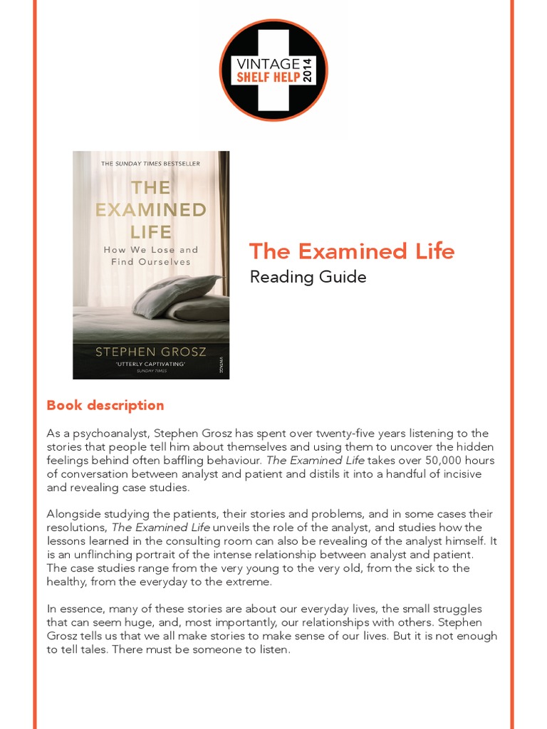 The Examined Life | PDF | Psychoanalysis | Mental Health