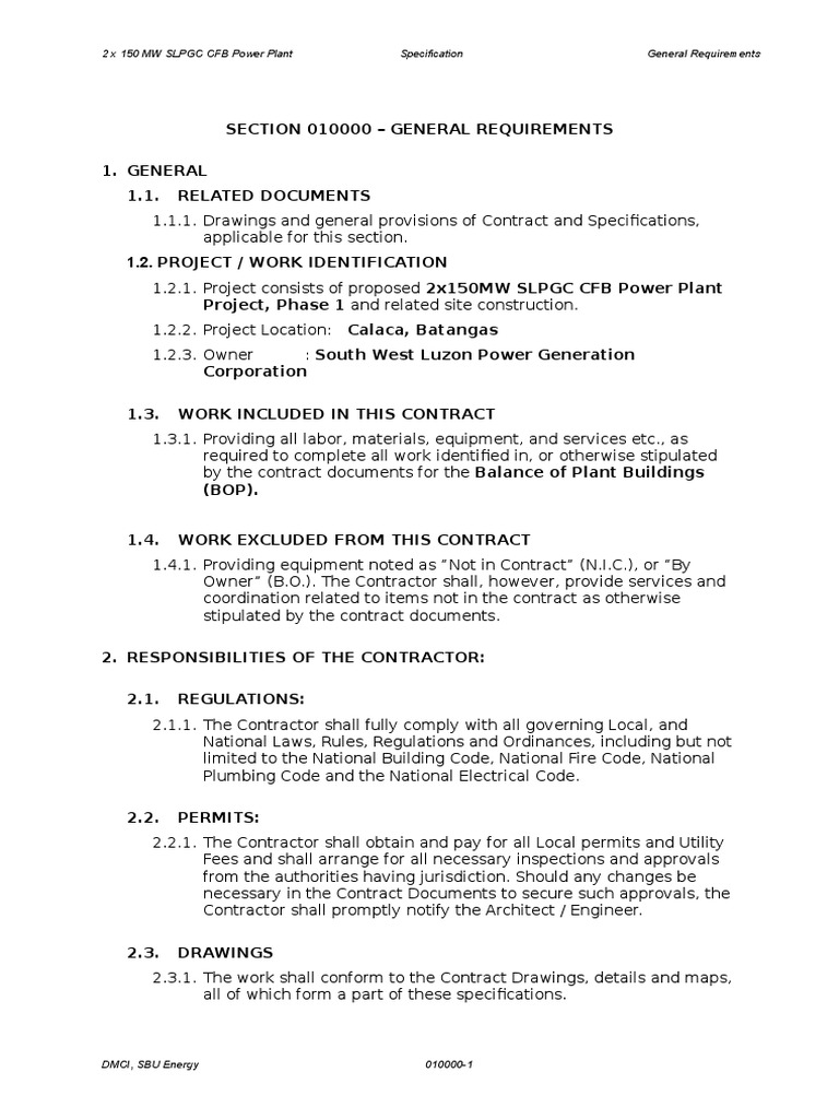 General Requirements | PDF | Specification (Technical Standard ...