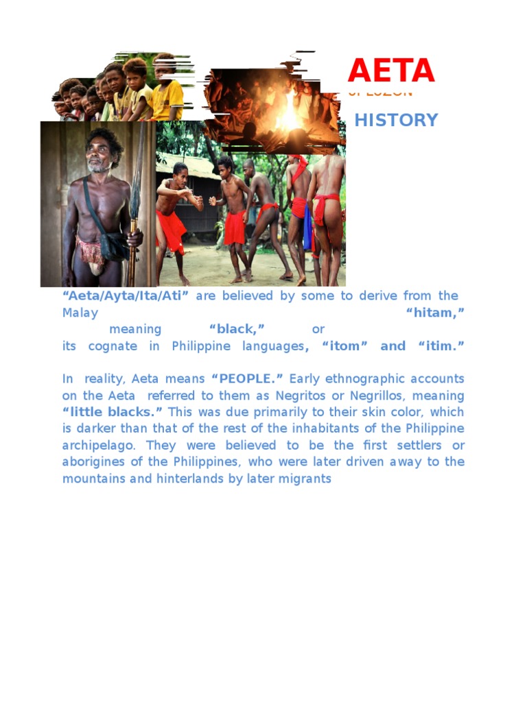 AETA TRIBE (Luzon) | PDF | Weaving