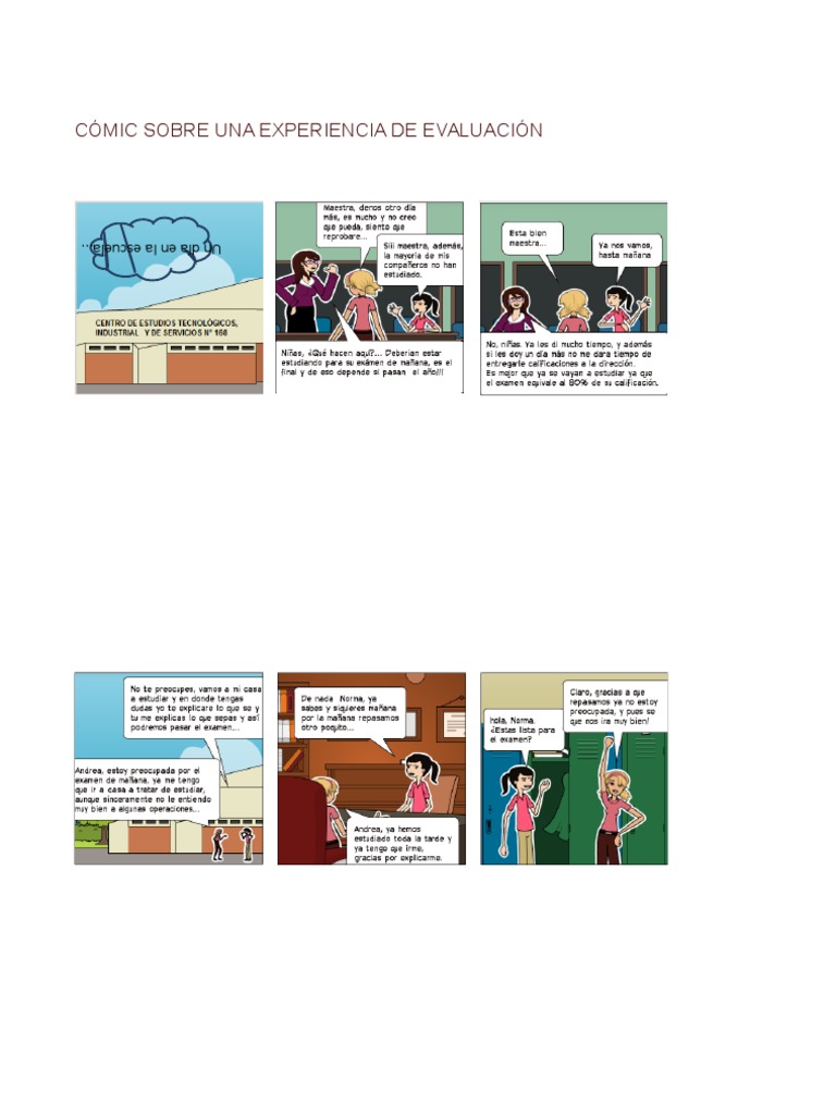 Comic El Examen | PDF