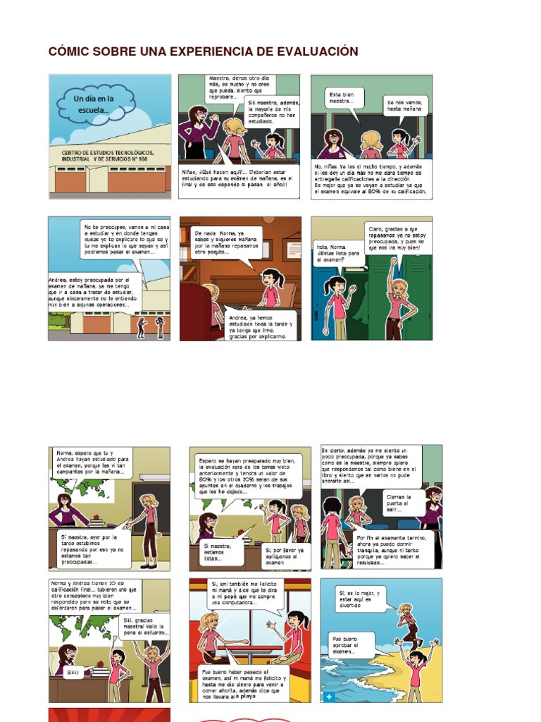 Comic El Examen | PDF