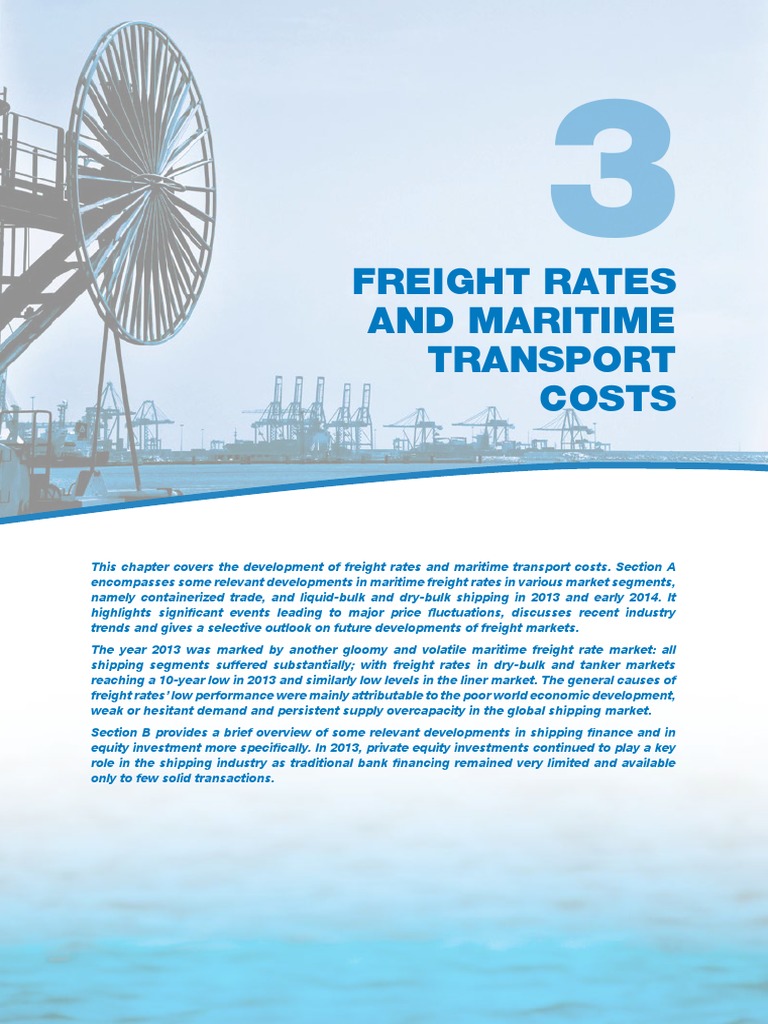 Maritime Freight Rates Overview 2013-2014 | PDF | Oil Tanker | Private ...