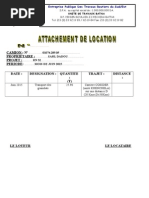 Bon de Transfert N° 001/2023 | PDF