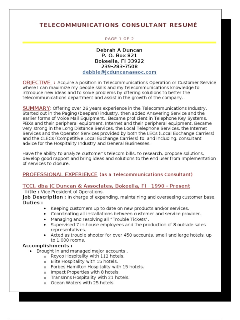 Debbie's Resume Draft | PDF