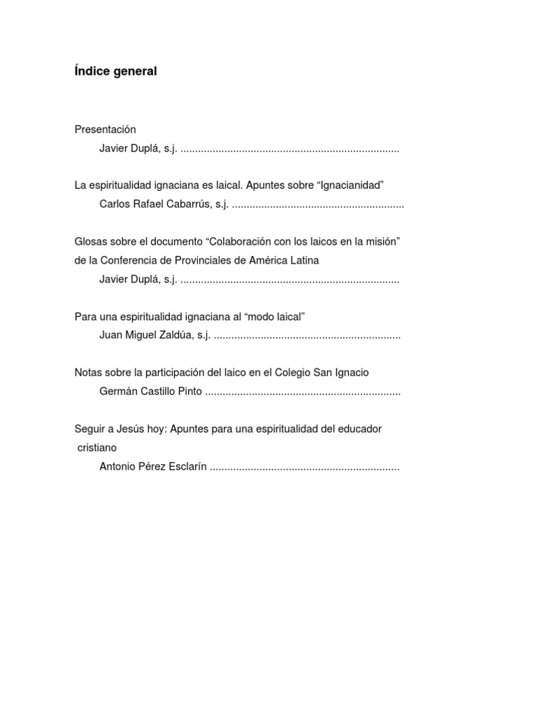 CI 04, La Espiritualidad Ignaciana Es Laical - Carlos Rafael Cabarrús ...