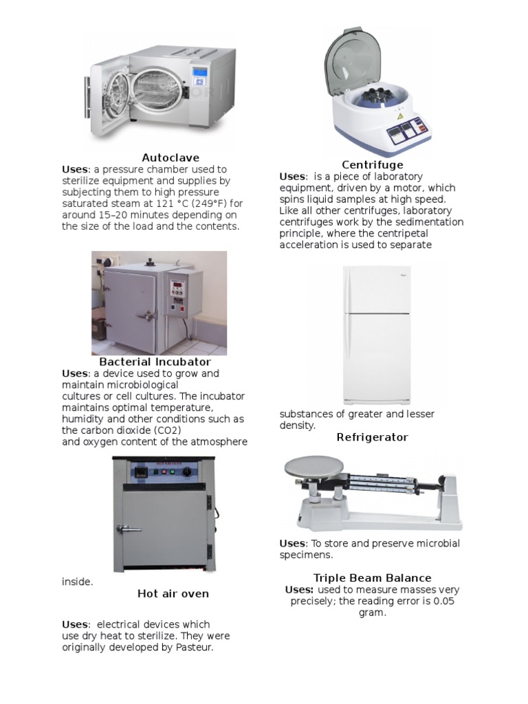 Microbiology Equipment/Instruments | PDF | Sterilization (Microbiology ...