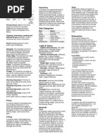D&D 5e Quick Reference | PDF | Perception | Leisure