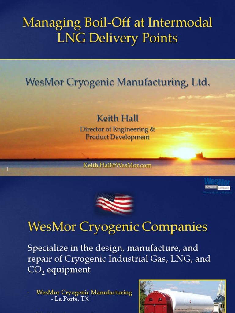 Managing Boil-Off at Intermodal LNG Delivery Points: Wesmor Cryogenic ...