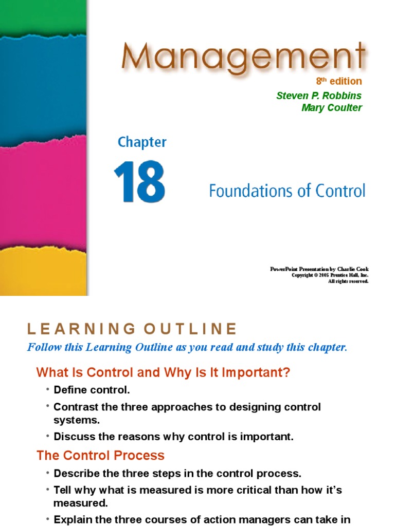 Foundations of Control | PDF | Profit (Accounting) | Resource